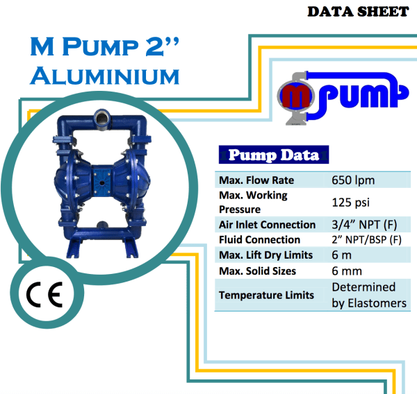 2″Air Operated Double Diaphragm Pump – 禾沛科技